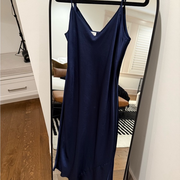 Wilfred | Dresses | Wilfred Navy Midi Dress | Poshmark